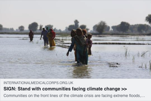 Share The Climate Change Pledge | International Medical Corps UK