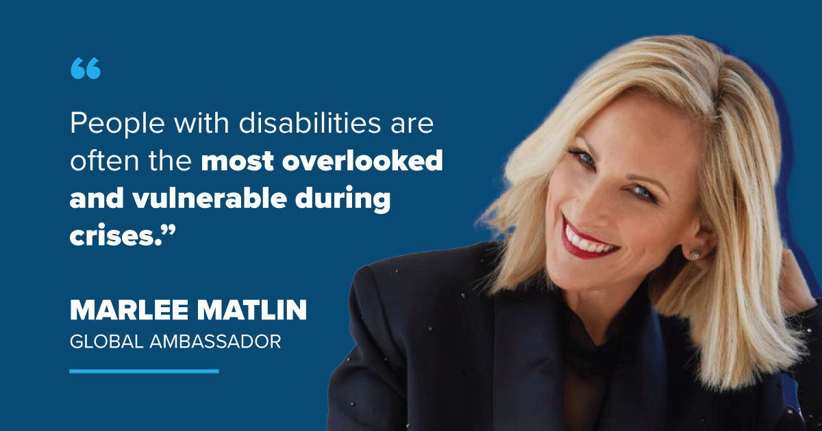 International Medical Corps Welcomes Marlee Matlin as Global Ambassador