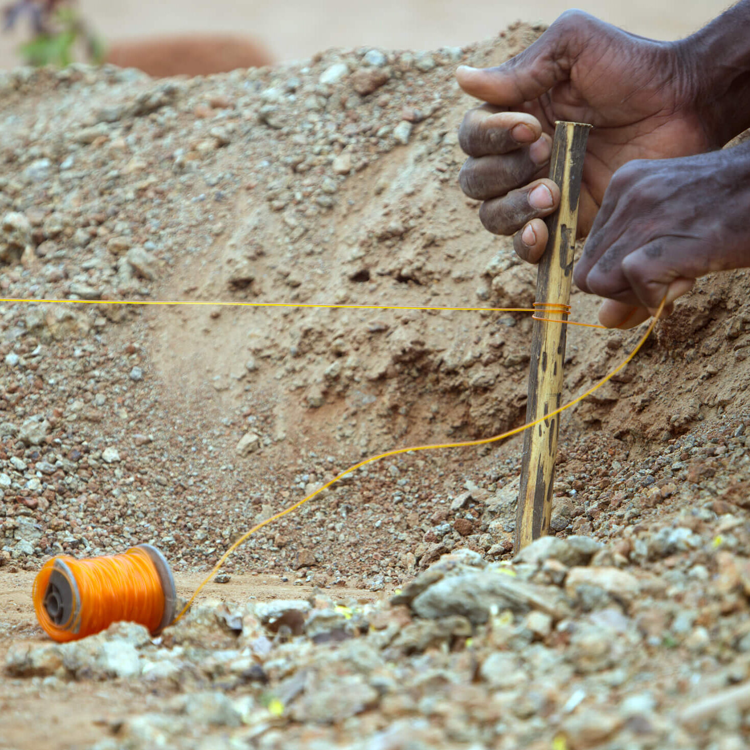 How Do You Build a Pit Latrine? One Brick at a Time